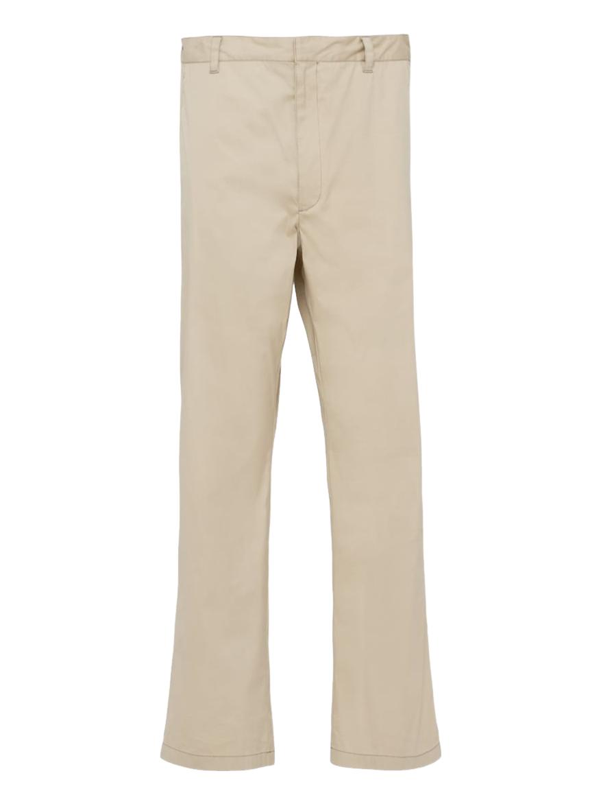 PRADA Prada Stretch Poplin Wide Leg Pants